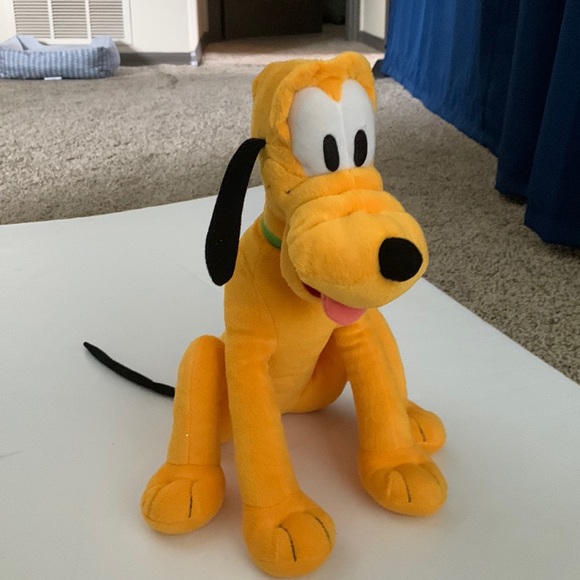 Disney | Toys | Disneys Pluto Plush In Excellent Shape | Poshmark